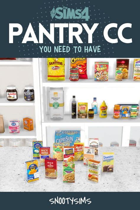 Sims 4 Pantry Cc You Need To Have