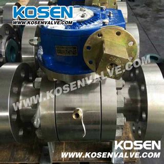 Worm Gear Forged Trunnion Mounted Ball Valves China Valve Products