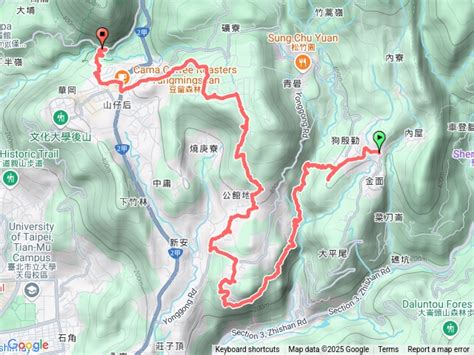 平等里 平菁街42巷 狗殷勤古道 閻錫山故居 陽明山天主堂 陽明山第一展望台 健行筆記