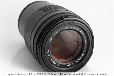 Sigma Uc Zoom 70 210mm 1 4 56 Multi Coated Review Happy