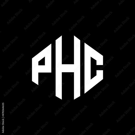 Phc Letter Logo Design With Polygon Shape Phc Polygon And Cube Shape Logo Design Phc Hexagon