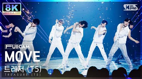 SUPER ULTRA 8K 트레저 T5 MOVE 풀캠 TREASURE T5 FullCam SBS Inkigayo