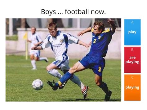 Present Continuous Positive Quiz