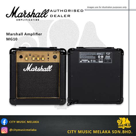 Marshall MG10 10W Guitar Combo Amplifier – City Music Melaka
