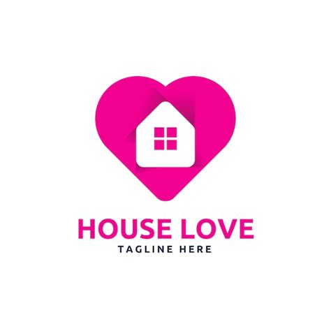 Vecteurs Et Illustrations De Maison Coeur Logo En Téléchargement