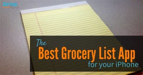 The Best Grocery List App For Your IPhone German Pearls