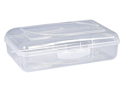 Cra Z Art Plastic School Box 2 316 H X 5 316 W X 8 D Clear Office Depot