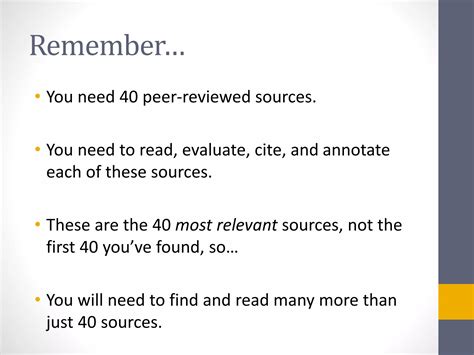 annotated bibliographies step by step guide ppt