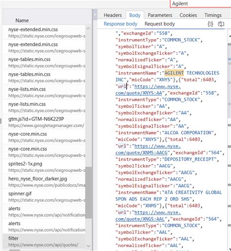Javascript How Is The Table Data Populated On This Site Webscraping