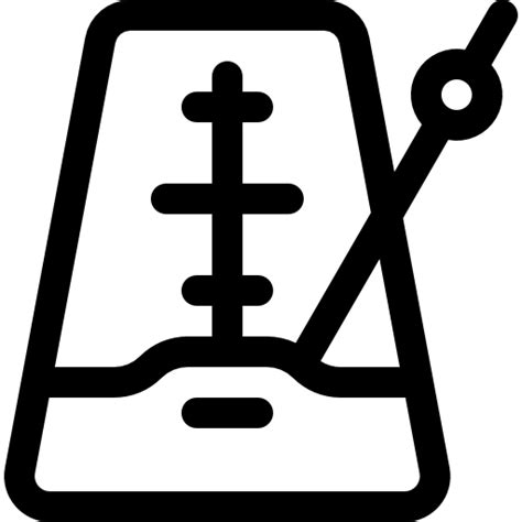 Metronome Basic Rounded Lineal Icon