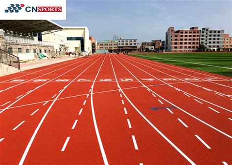 Ce Polyurethane Running Track 13mm Synthetic Jogging Track