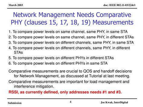 PPT RCPI Improved RSSI Measurement A Quantized Power Measurement To Support Network