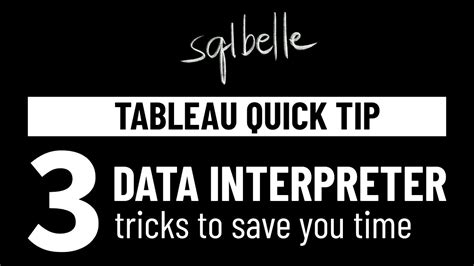 Clean Data In Tableau Desktop 3 Ways Tableau Data Interpreter Can