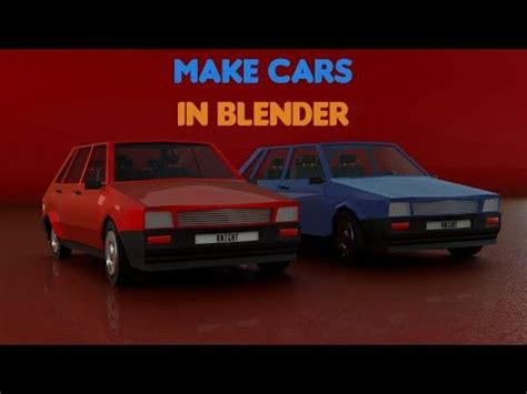 How to Make Cars in Blender || Make Easy Cars || Blender Beginners Tutorial | Blender, Blender ...