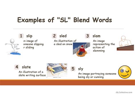 Initial Consonant Blends Bl Cl Fl English Esl Powerpoints