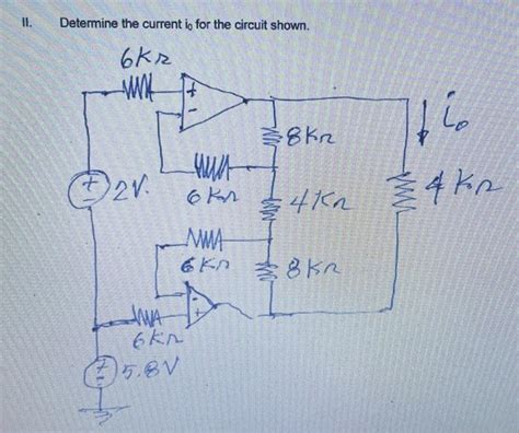 Solved Ii Determine The Current Io For The Circuit Shown