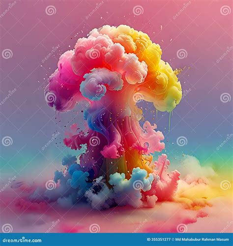 Colour Gradient Tree Isolated Background Stock Illustration Illustration Of Backgrounds