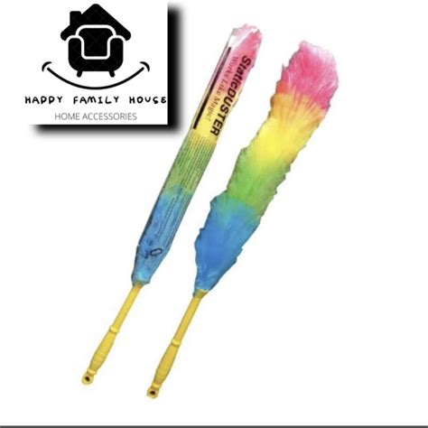Nylon Duster Broom Feather Brush Pembersih Duster Penyapu Debunylon