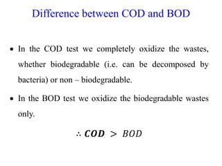Exp COD And BOD Pptx