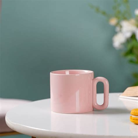 Ceramic Mug Pink 220ml Online Premium Coffee Mug Nestasia