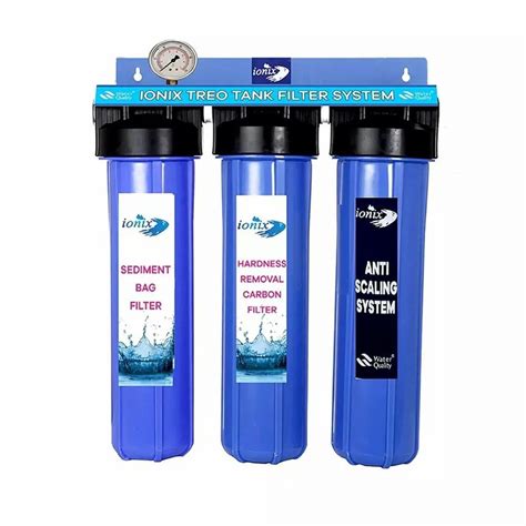 Ionix Plastic Tank Filteration System Blue Pack Of 3 At ₹ 10080 Piece Ro Parts In New Delhi