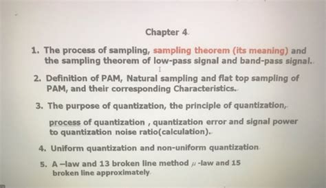 Solved Definition Of Pam Natural Sampling And Flat Top