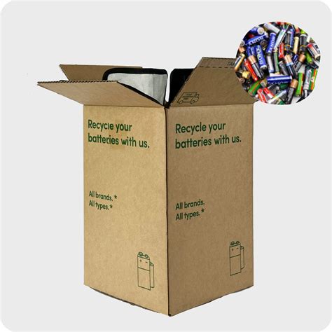 Batteries 15kg Recycling Box Ecoactiv