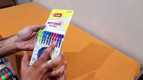 Unboxing And Review Of Flair Spyder Gel Pen Blue For Students Video
