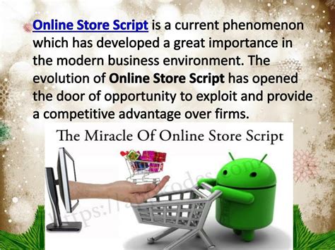 Ppt The Miracle Of Online Store Script Powerpoint Presentation Free Download Id 7510246