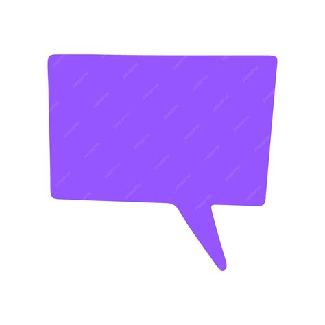 Premium Vector Text Bubble Hand Drawn Vector Bubble Templates For Text Messages Colorful