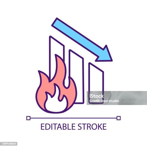 충돌 장력 감소 Rgb 색상 아이콘 감소에 대한 스톡 벡터 아트 및 기타 이미지 감소 아이콘 정신적 스트레스 Istock