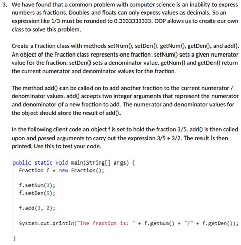 Solved 3 We Have Found That A Common Problem With Computer Chegg Com