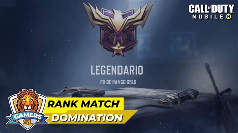 Domination Ranked Cod Mobile Rank Match Youtube