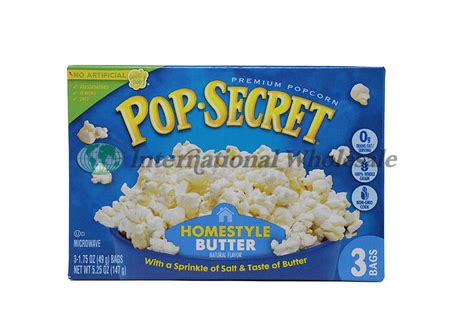 Pop Secret Extra Butter 123pack525 Oz Wholesale Bulk Supplier