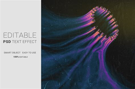 Editable Cycle Text Effect Design Template Place