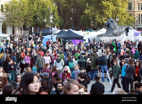 Extinction Rebellion October Rebellion In Trafalgar Square London