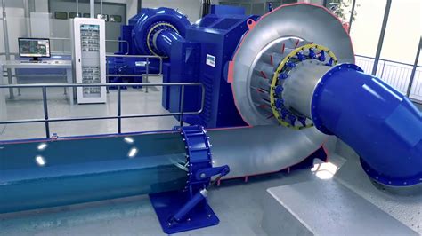 Hydroelectric Turbine Animation