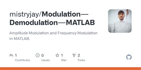 Github Mistryjaymodulation Demodulation Matlab Amplitude