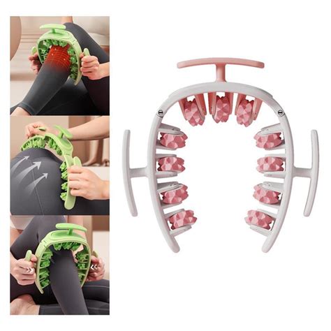 Multifunctional Manual Round Massager Roller Fitness Waist Buttocks Mu