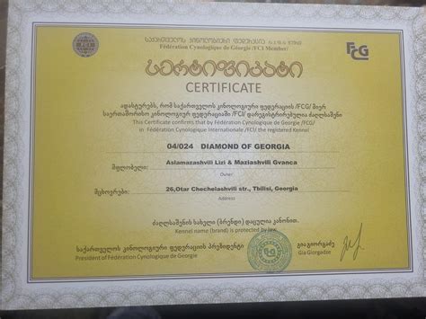ძაღლსაშენი Diamond Of Georgia Tbilisi