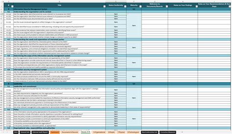 Order And Download Iso 27001 2022 Internal Audit Checklist Xls