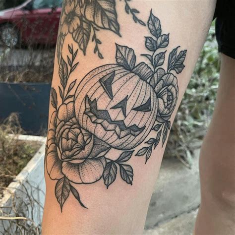 Pumpkin Tattoo Designs For Females