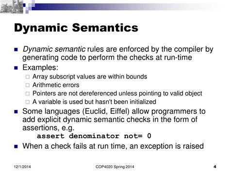 ppt cop4020 programming languages powerpoint presentation free