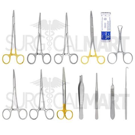 24 Pcs T C Feline Spay Pack Veterinary Instruments Surgical Mart