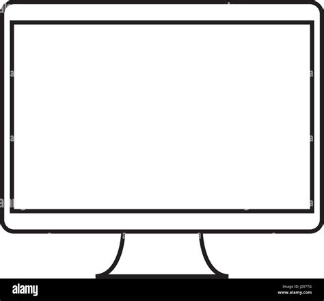 Monitor Computer Icon Stock Vector Image And Art Alamy