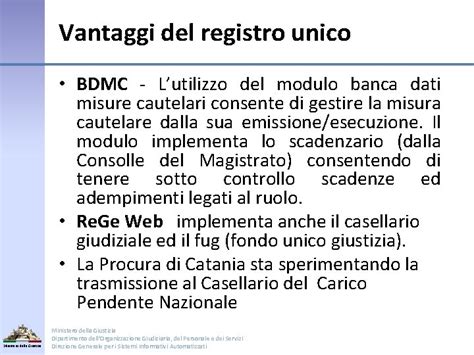 Ministero Della Giustizia Sicp Scheda Sintetica Dott Ssa
