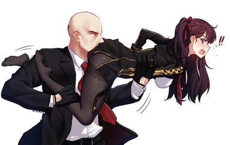Wa2000 And Agent 47 Girls Frontline And 1 More Drawn By Narynn