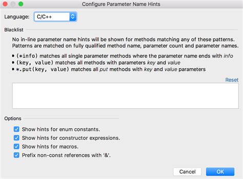Clion Starts Eap Parameter Hints Go To Address In Memory View