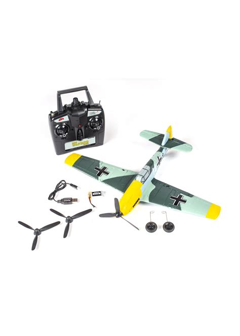 rage rc rgra1304 messerschmitt bf 109 micro rtf airplane with pass
