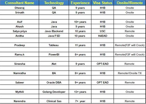 C2cconsultants Javadeveloper Powerbideveloper Businessanalyst Productowner Netdeveloper